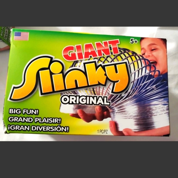 Just Play | Toys | New In Damaged Box The Original Giant Slinky Metal ...